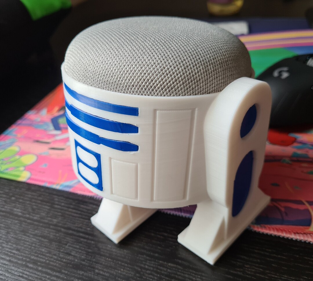 Cute Blue Droid Home Mini Stand Raw 3D Print - Etsy