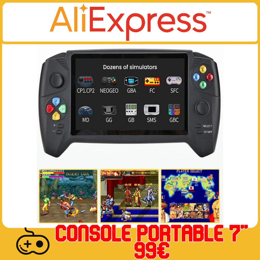 Retrogaming Console-7 Inch Portable Console customized - Etsy UK