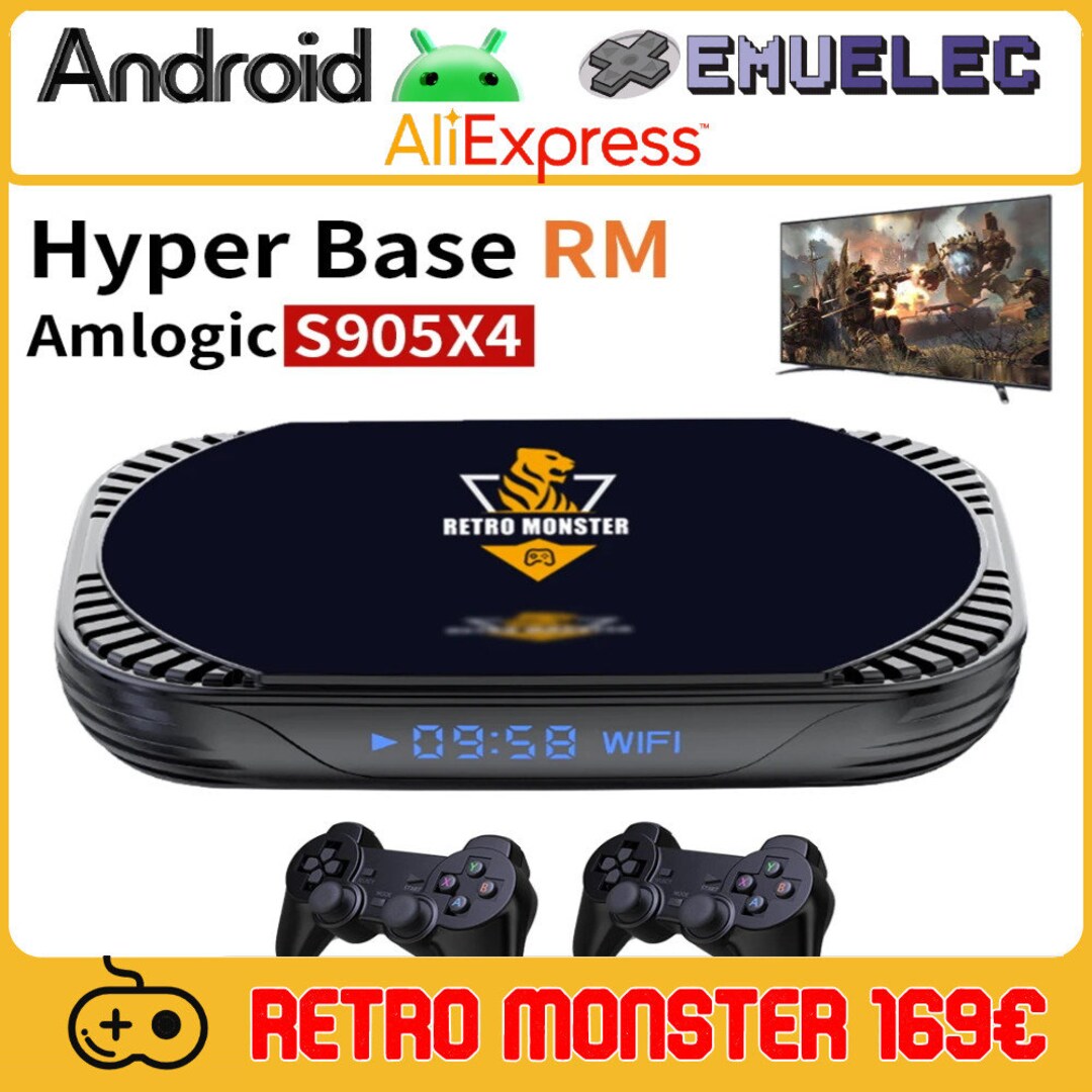 Retrogaming Console-retro Monster Console customized Android Box - Etsy