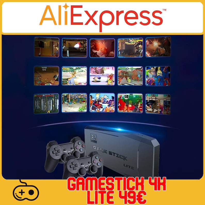 Retrogaming-game Stick 4K Lite Console customized Android Box - Etsy