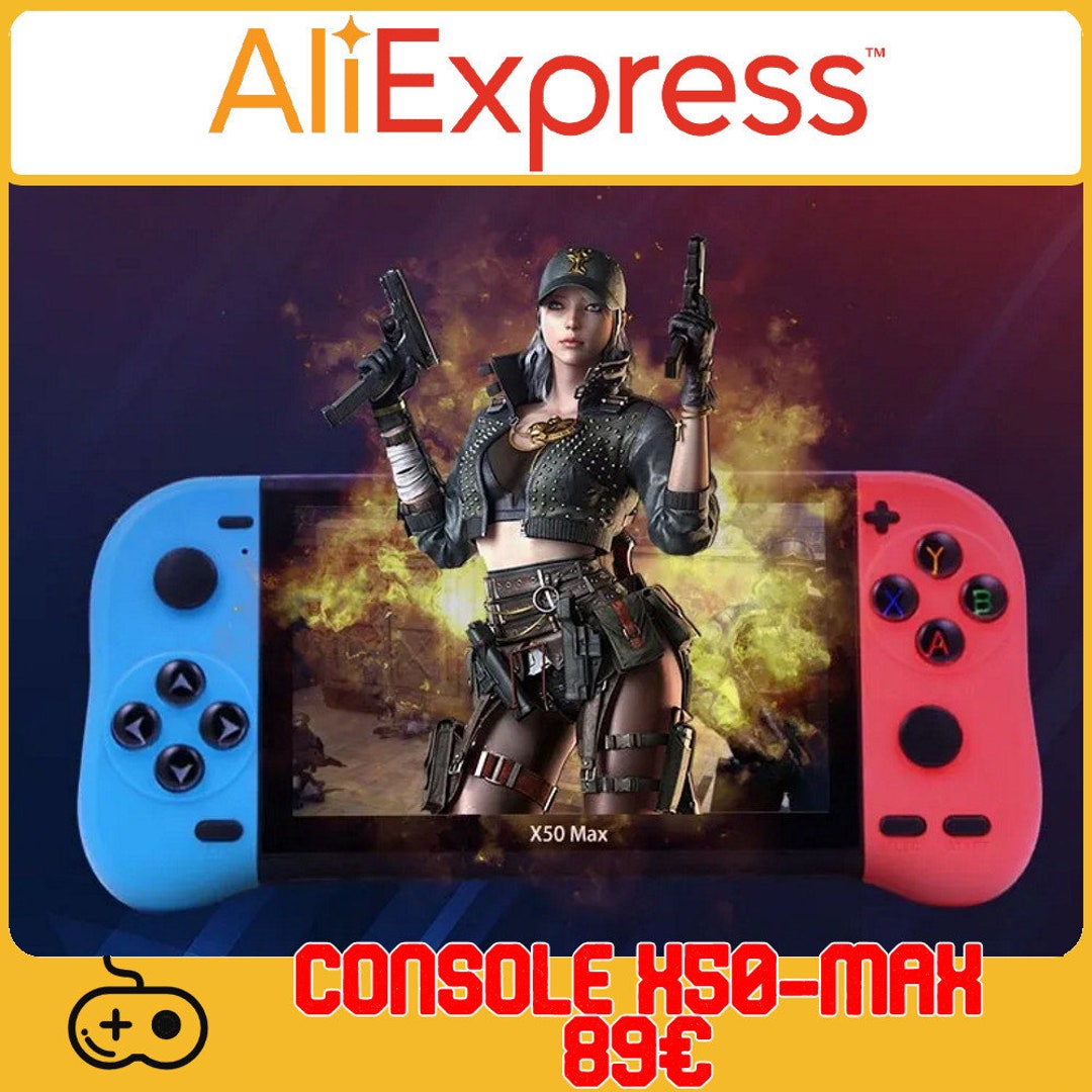 Console Retrogaming-console Portable X50 MAX box Android Customisée - Etsy