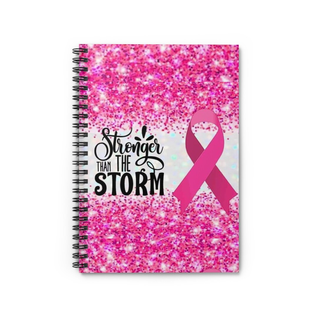 Breast Cancer Spiral Notebook - Ruled Line - Etsy