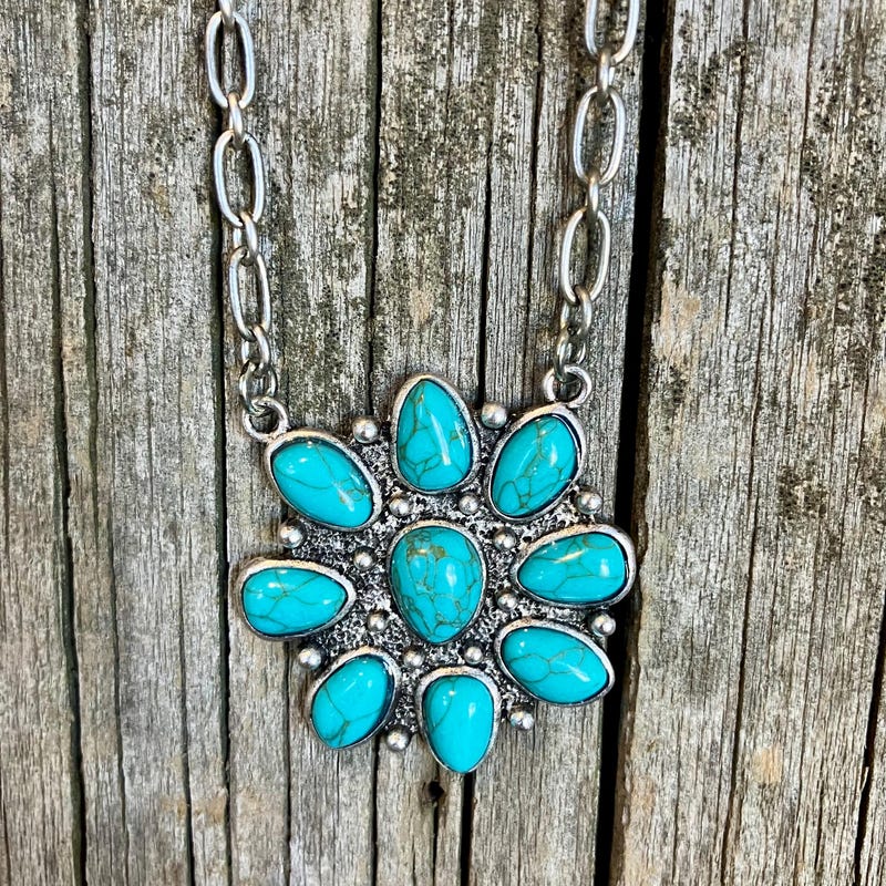 Concho Necklace - Etsy