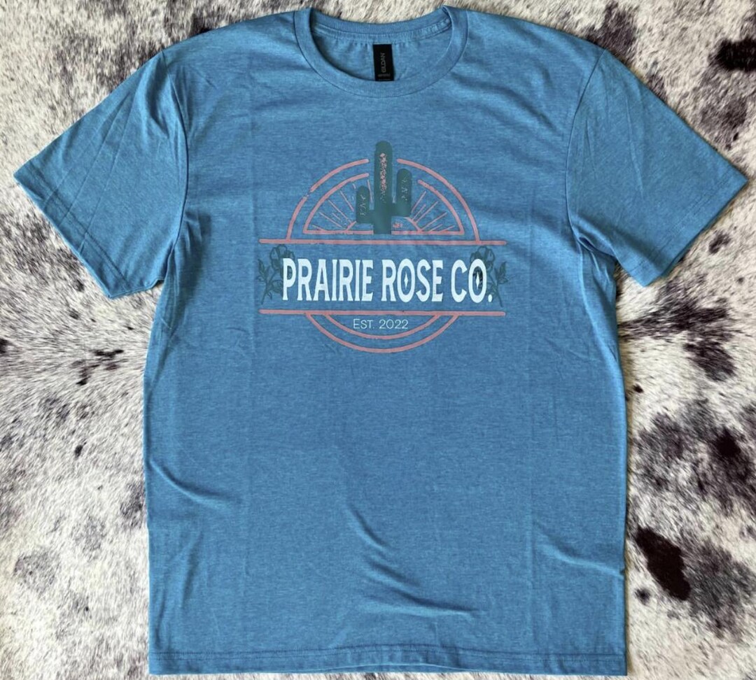 Prairie Rose Co. Logo T-shirt: Western Graphic Tee - Etsy