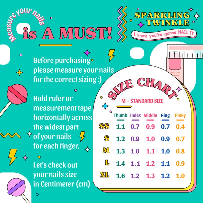 Sparkling Twinkle Studio Handmade Press on Nails - Etsy