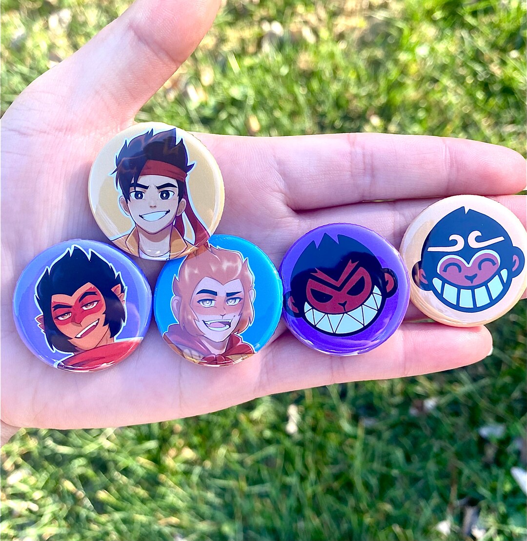 LMK Lego Monkie Kid Button Set - Etsy