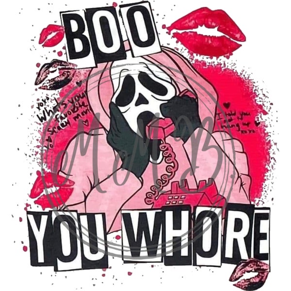 Boo You Whore - Etsy