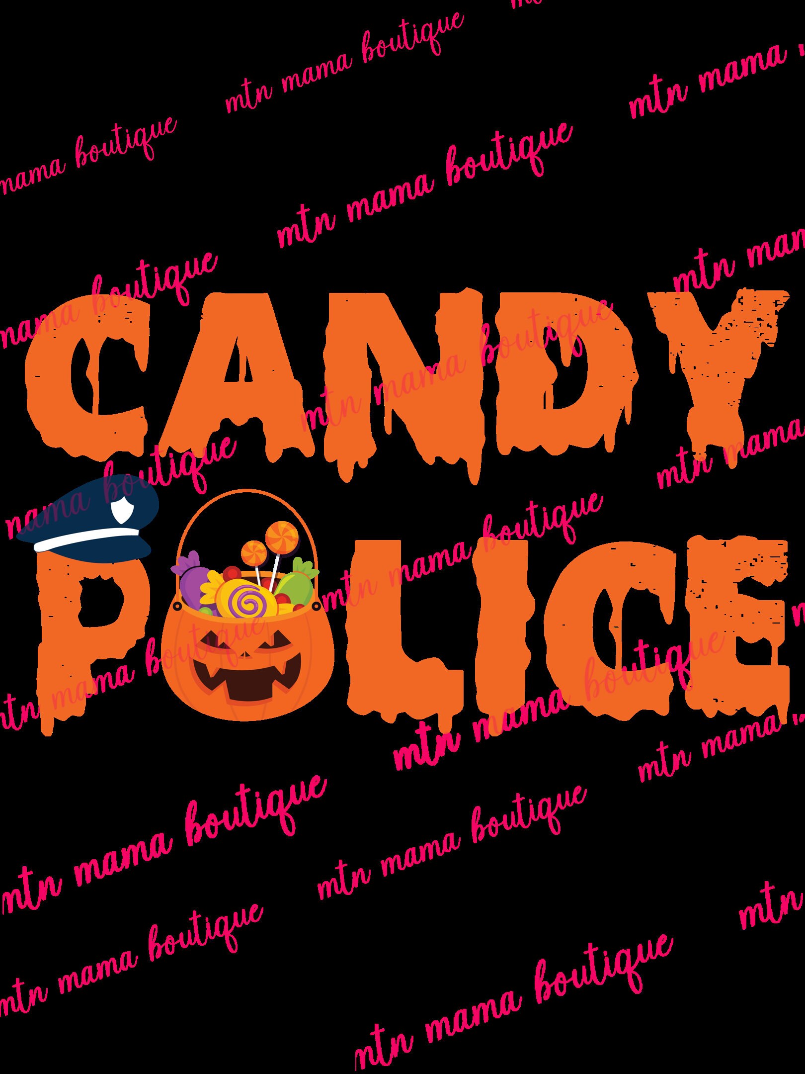 Candy Police Png Instant Download Sublimation Cricut Silhouette - Etsy