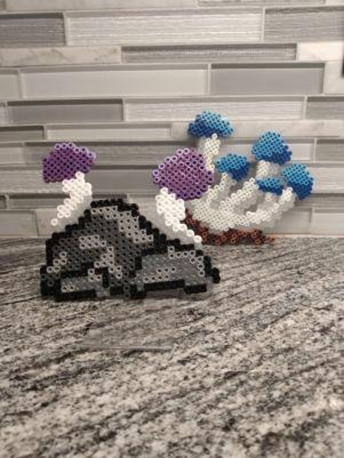 Perler Bead Mushrooms Set (PATTERN) - Etsy