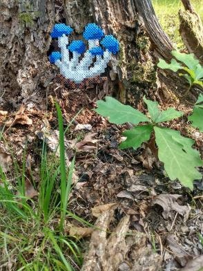 Perler Bead Mushrooms Set (PATTERN) - Etsy