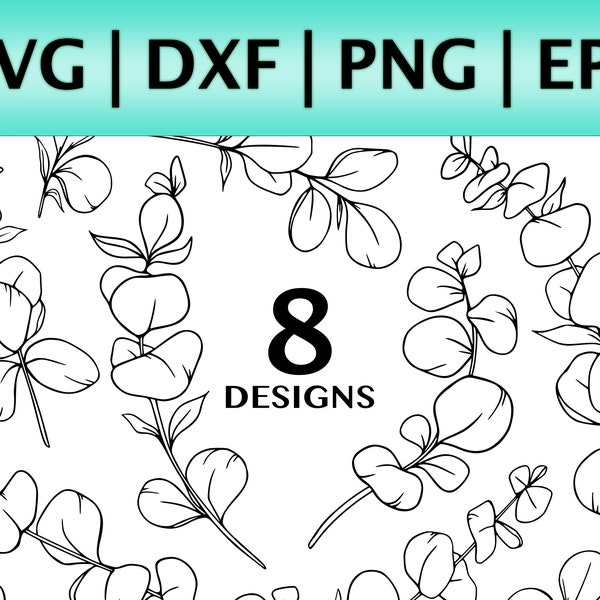 Eucalyptus Svg - Etsy