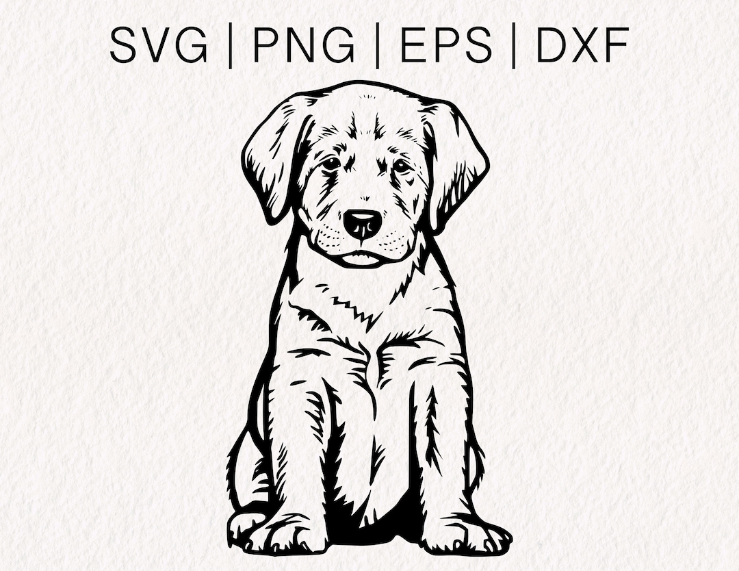 Labrador SVG Labrador Cricut Labrador Head Svg Dog Outline Svg Service ...