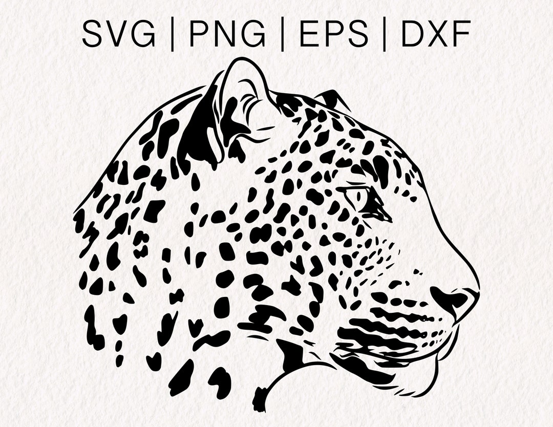 Leopard Head SVG | Cheetah Face Svg | Tiger Eyes Svg - Etsy