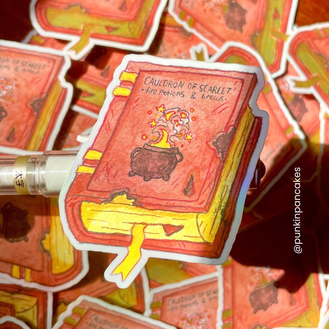 Cauldron of Scarlet Sticker | Cute Sticker | Laptop, Water Bottle ...