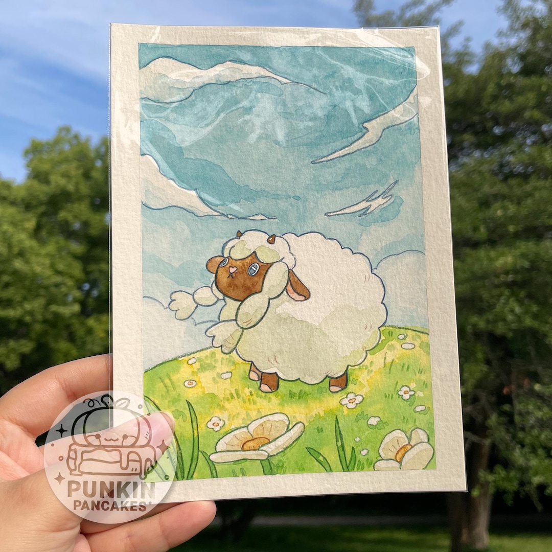 Wooloo - Original Watercolor | Pokemon Fan Art, Watercolor Painting ...
