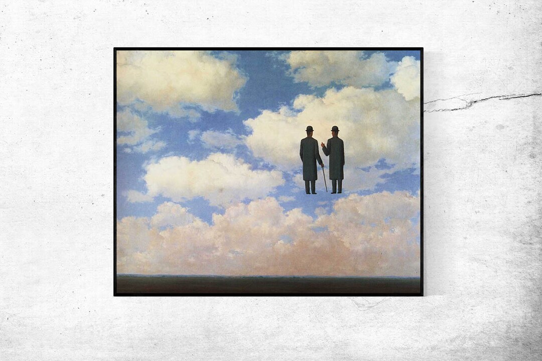 The Infinite Recognition rené Magrittesurrealism Artwall - Etsy
