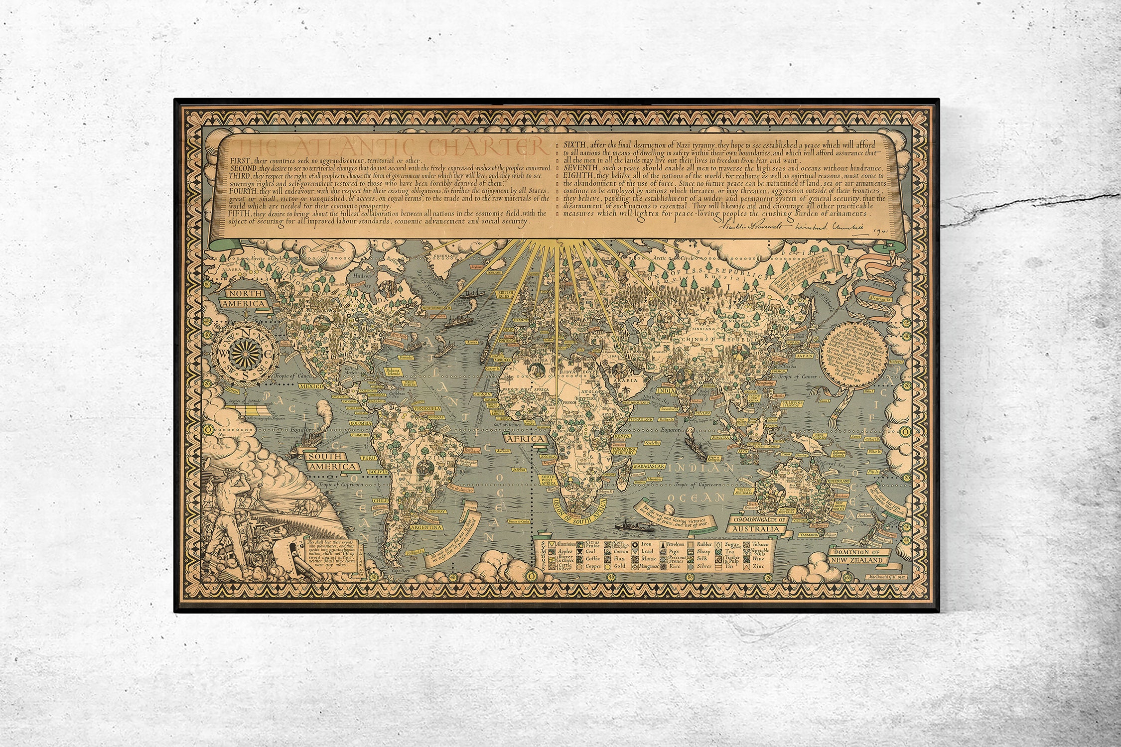 World Map Historic Old World Map Large Old World Wall - Etsy Hong Kong