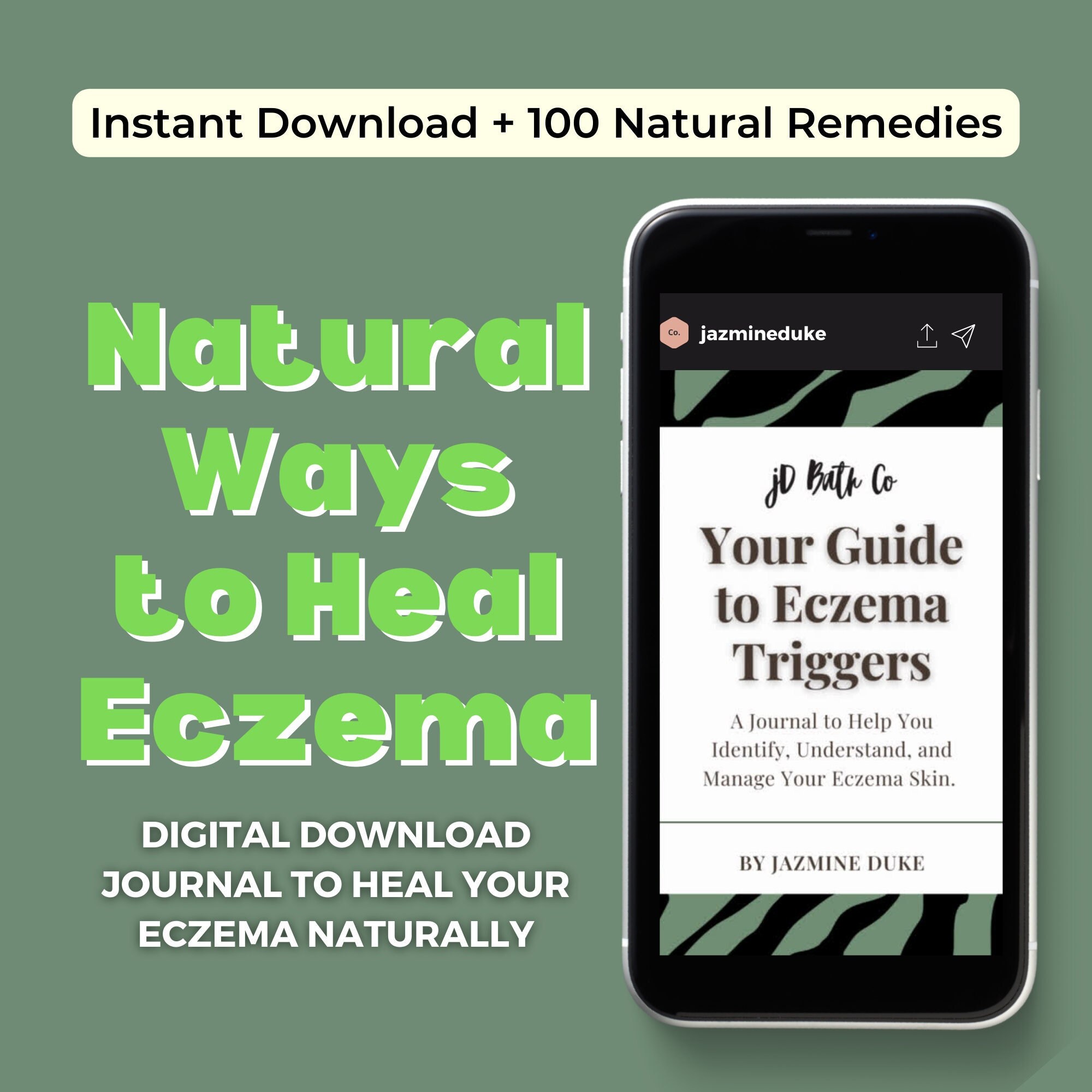 Your Guide To Eczema Triggers Digital Download Journaling Etsy