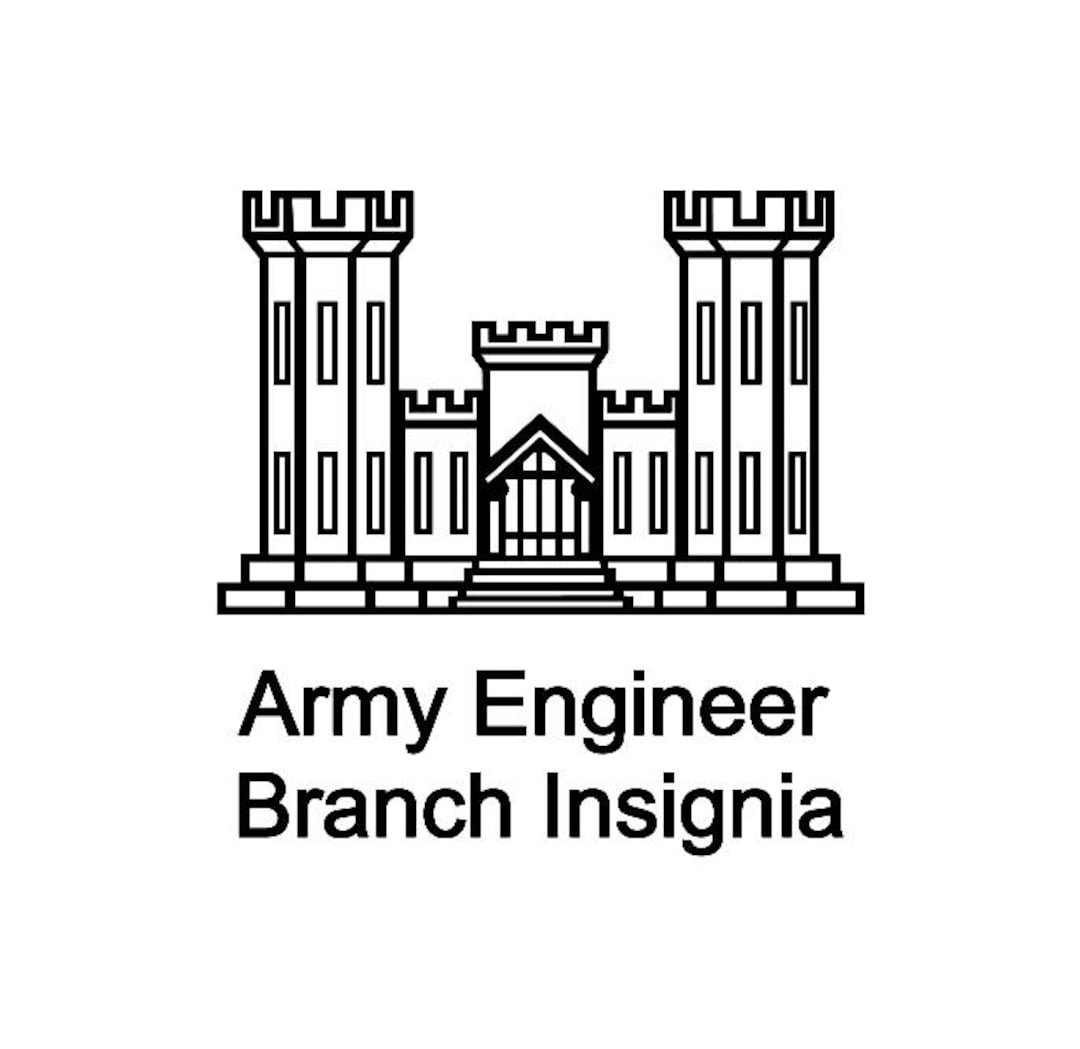Army Corps of Engineers Branch Insignia in PDF, SVG, and DXF File Formats - Etsy