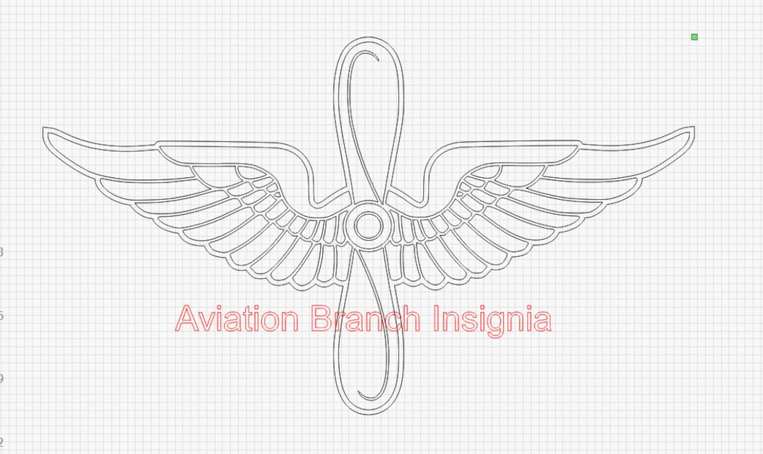 Aviation Branch Insignia Army Digital Download in SVG and DXF - Etsy