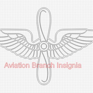 Aviation Branch Insignia Army Digital Download in PDF, SVG, and DXF ...