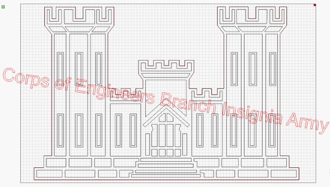 Corps of Engineers Branch Insignia Army - Etsy