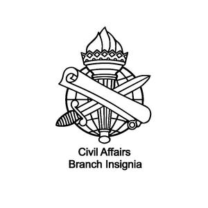 U.S. Army Civil Affairs Branch Insignia in PDF, SVG, and DXF File ...