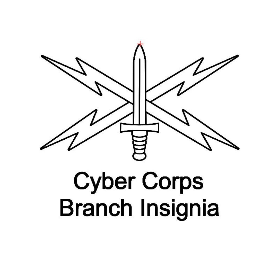 Army Cyber Corps Branch Insignia in PDF, SVG, and DXF File Formats - Etsy