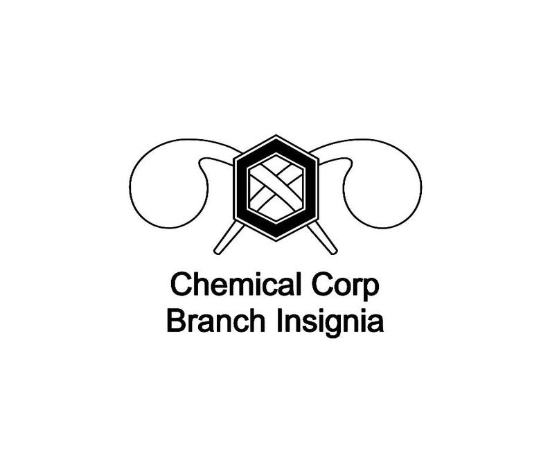 Chemical Corp Branch Insignia PDF, SVG, and DXF Digital Download - Etsy