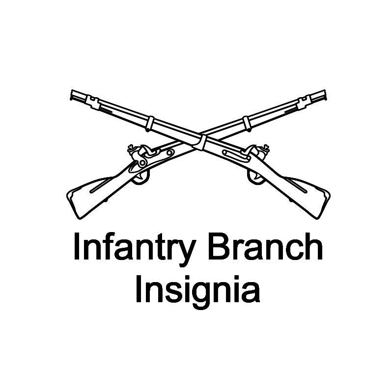 Army Infantry Branch Insignia in PDF, SVG, and DXF File Formats - Etsy