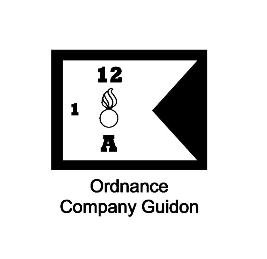 Ordnance Company Guidon Army Digital Download in DXF, PDF, and SVG - Etsy