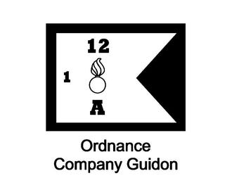 Quartermaster Company Guidon Army Digital Download in DXF, PDF, and SVG ...
