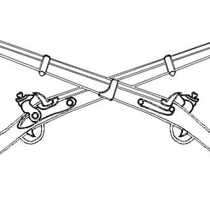 Army Infantry Branch Insignia in PDF, SVG, and DXF File Formats - Etsy