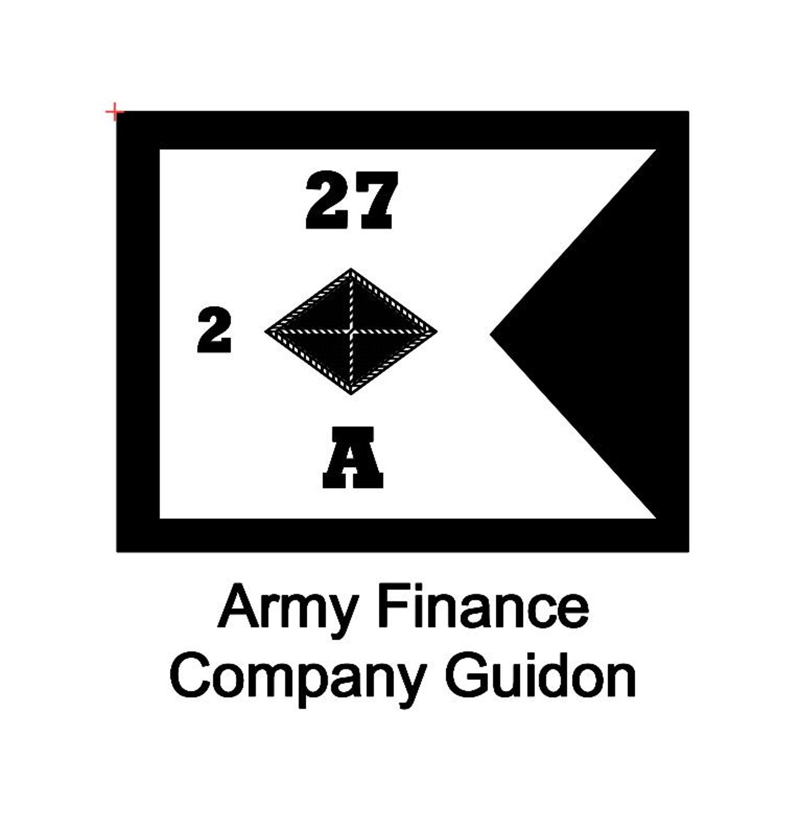U.S Army Finance Company Guidon Digital Download in PDF, SVG, and DXF ...