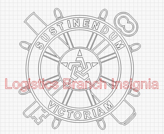 Logistics Branch Insignia Army Digitial Download in PDF, DXF, and SVG ...