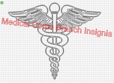 Medical Corps Branch Insignia Digital Download in PDF, SVG, and DXF ...