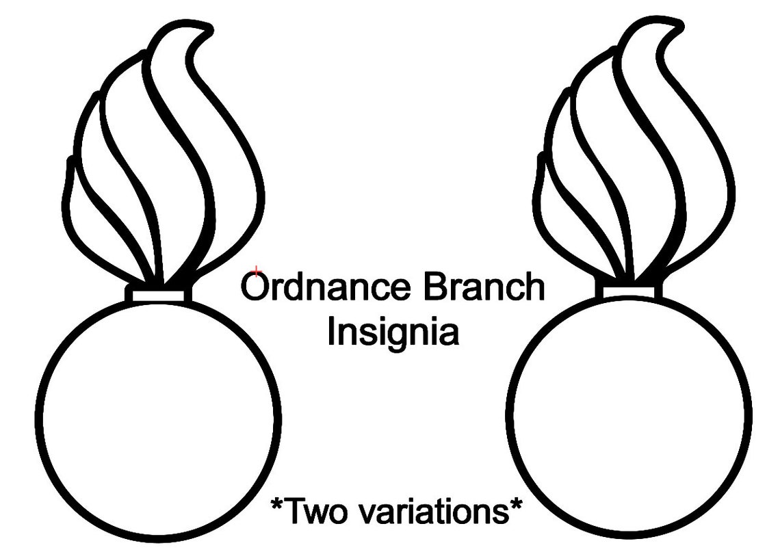 Ordnance Branch Insignia Army - Etsy