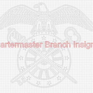 Quartermaster Corp Branch Insignia Army - Etsy