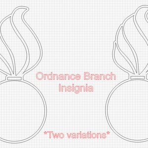 Ordnance Branch Insignia Army - Etsy