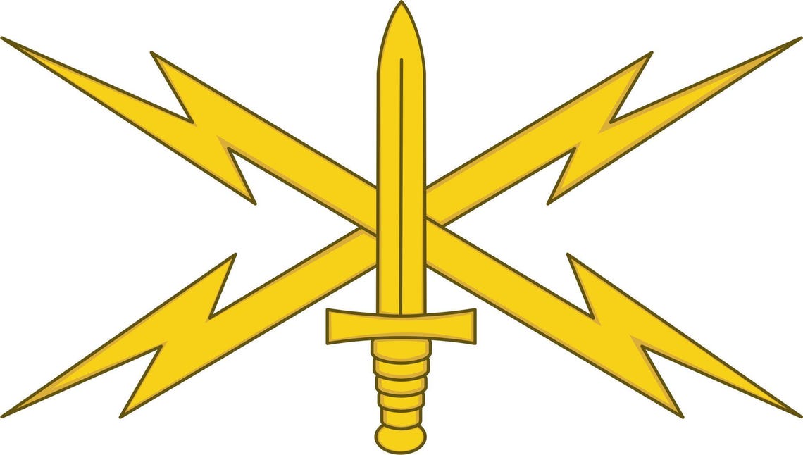 Army Cyber Corps Branch Insignia in PDF, SVG, and DXF File Formats - Etsy