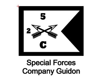 Quartermaster Company Guidon Army Digital Download in DXF, PDF, and SVG ...
