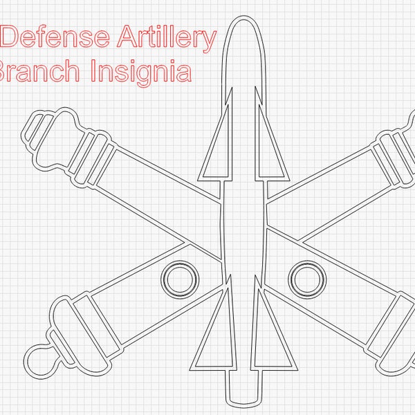Artillery Branch Insignia Svg - Etsy