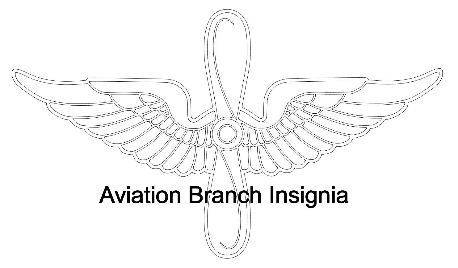 Aviation Branch Insignia Army Digital Download in PDF, SVG, and DXF ...