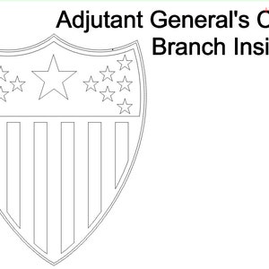 Adjutant General's Corps Branch Insignia PDF, SVG, and DXF Digital ...