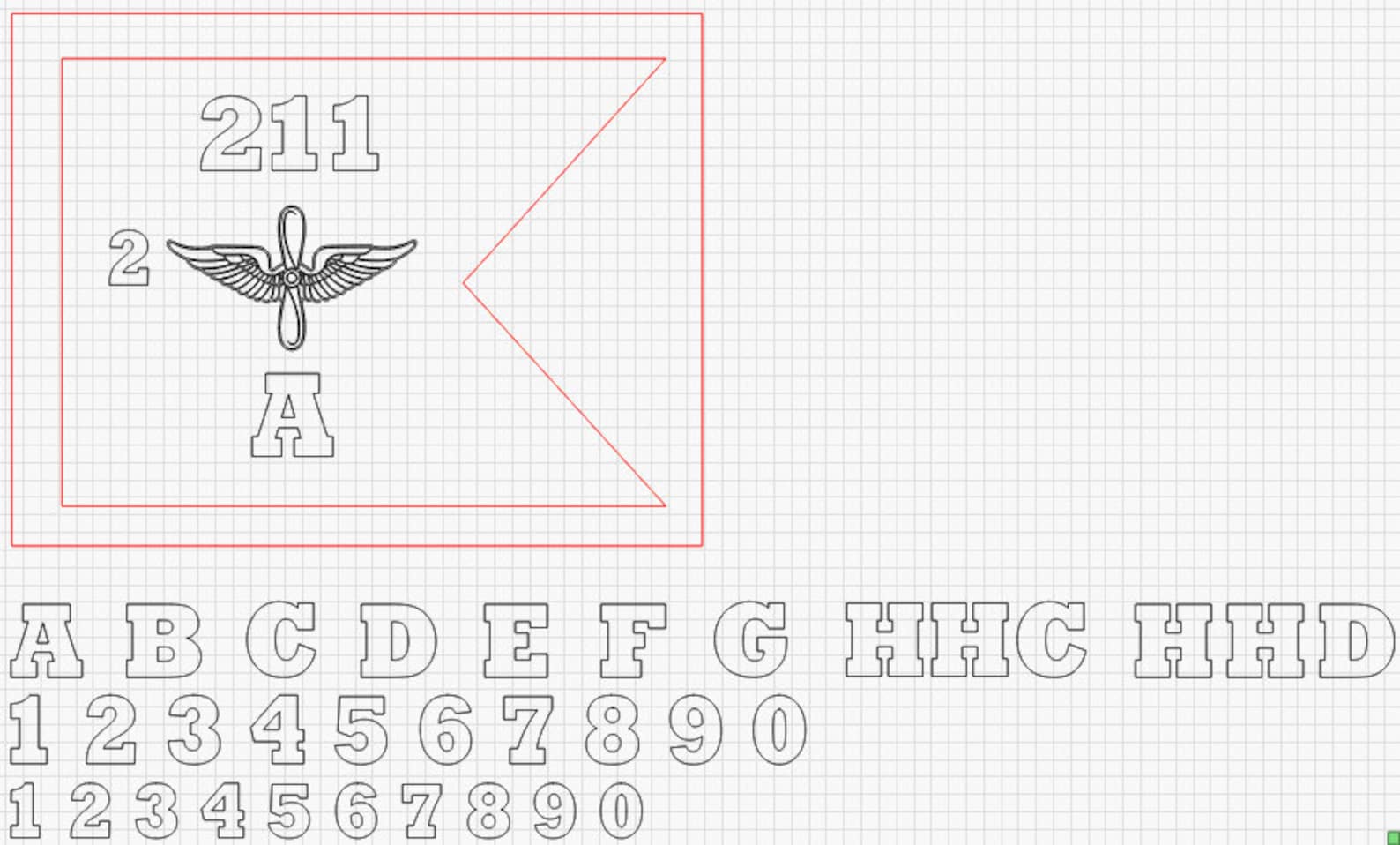 Army Aviation Company Guidon Army Digital Download in DXF and SVG - Etsy