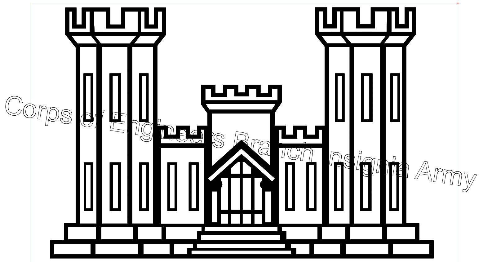 Corps of Engineers Branch Insignia Army - Etsy