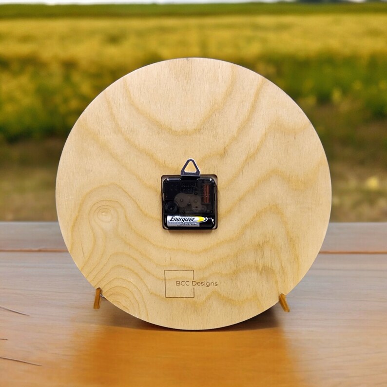 Whitetail Deer Clock Wood Clock Log Cabin Clock Plantation Home Decor ...