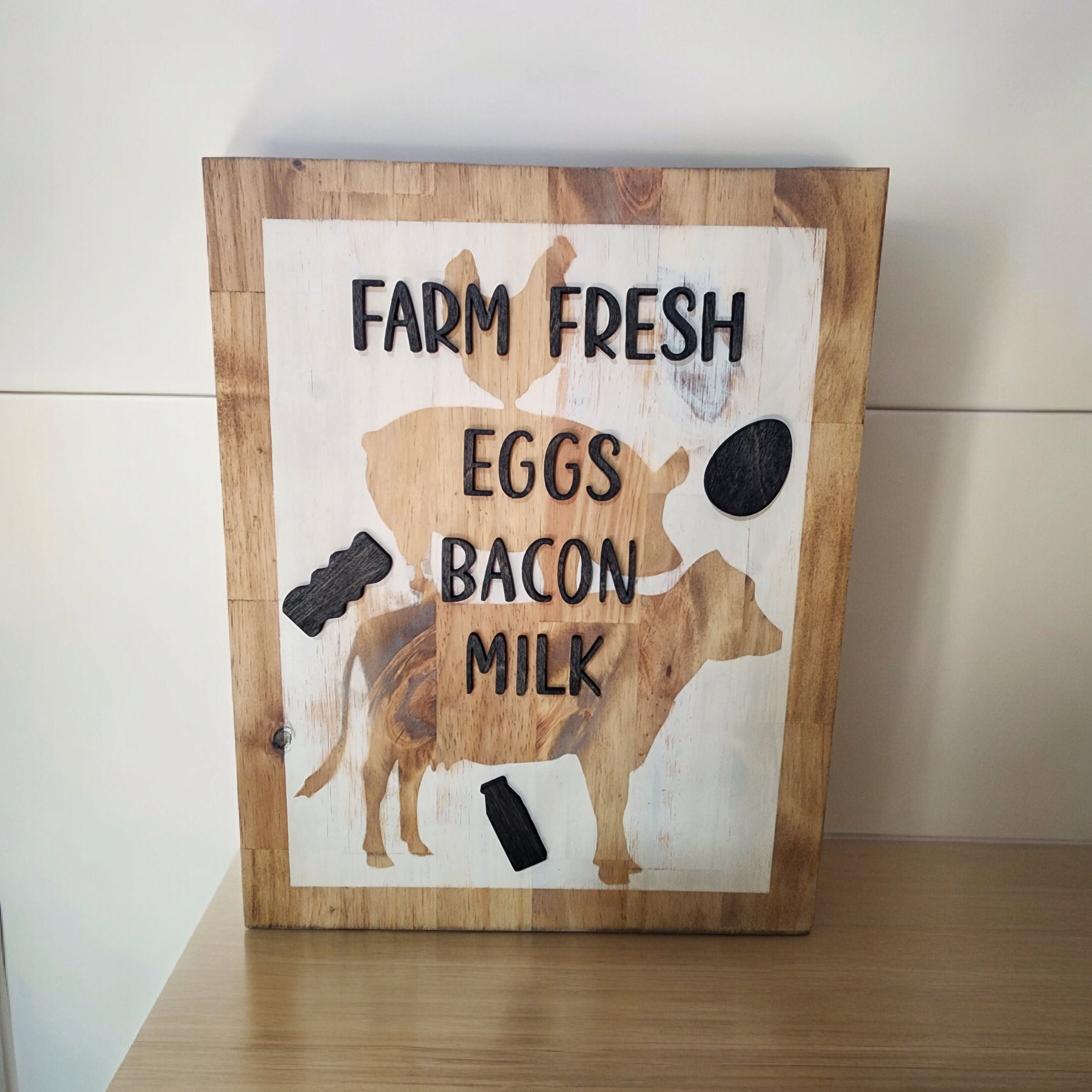 Farm Fresh Kitchen Sign Farmhouse Kitchen Decor Handmade Wood Sign - Etsy