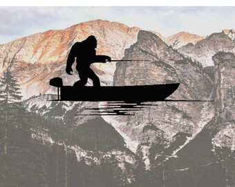 Sasquatch Vinyl Decal Car - Etsy