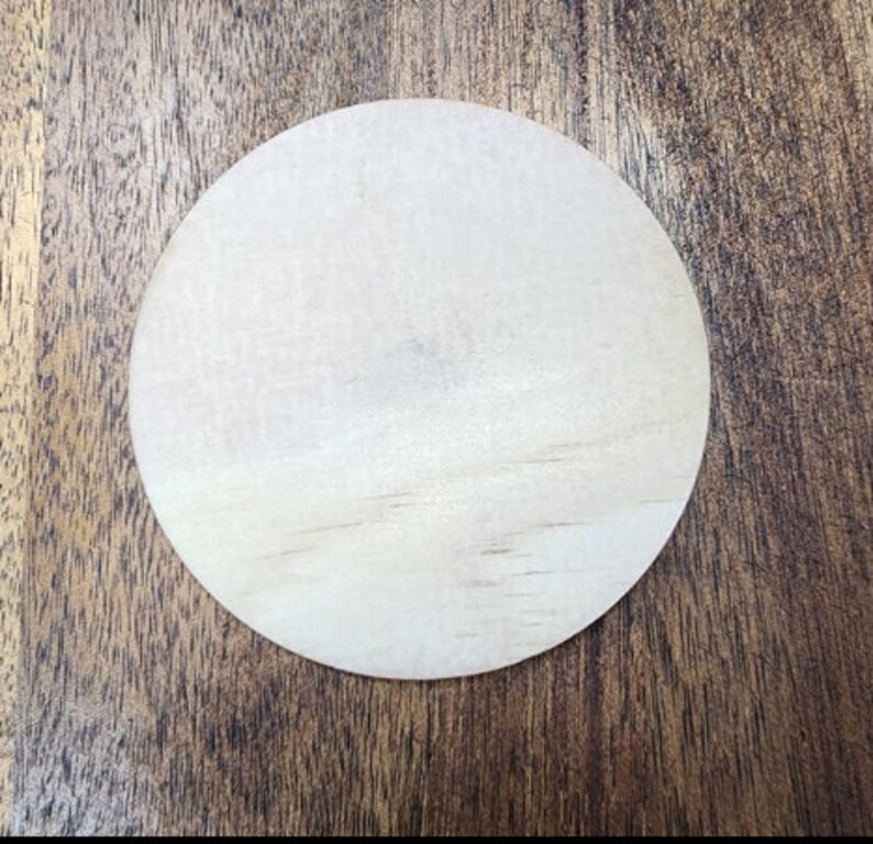 Pack of 5 Blank Wooden Circle Cut Out Laser Cut Circle Door Hanger ...
